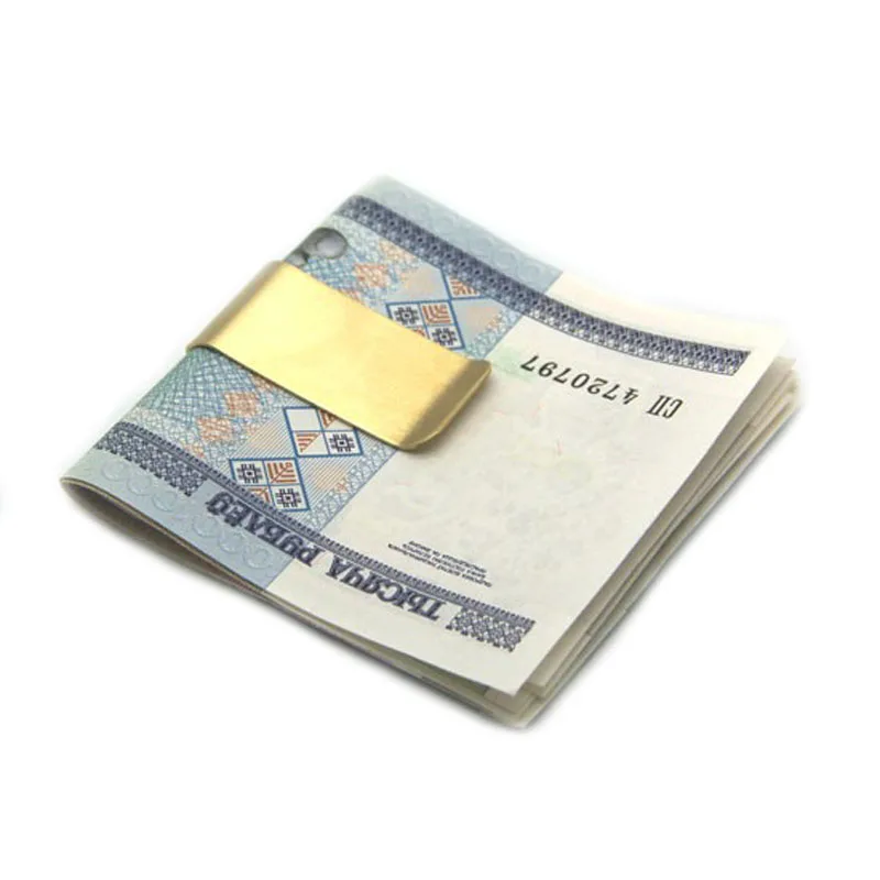 NEW Stainless Steel Money Cash Clip Clamp Holder For Pocket Slim Sleek ...