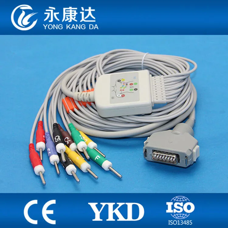 Fukuda Denshi FX 7102 câble d'électrocardiogramme CardiMax FX 7101 FX 7202 FX 7402 FX 2111 FCP ...