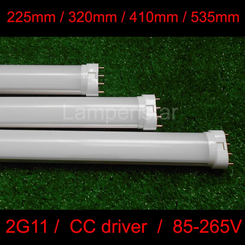 Tubo de luz LED de potencia Real, 2G11, 2G11, 9W, 12W, 15W, 18W, 22W ...