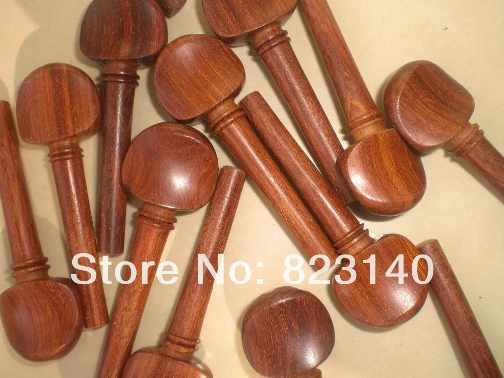 5 Sets Violin Pegs And End Pin (20 Pcs Pegs & 5 Pcs End Pin), Rosewood ...