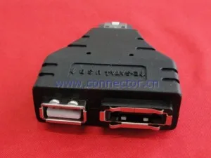 Power eSATA Combo Male to USB2 0 eSATA Female Splitter Convertor ...