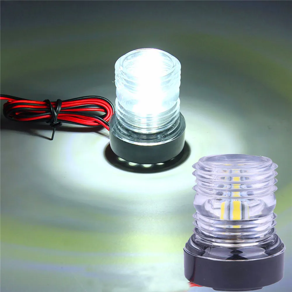Marine Boat Fold Down Anchor Light 360 Degree Led
