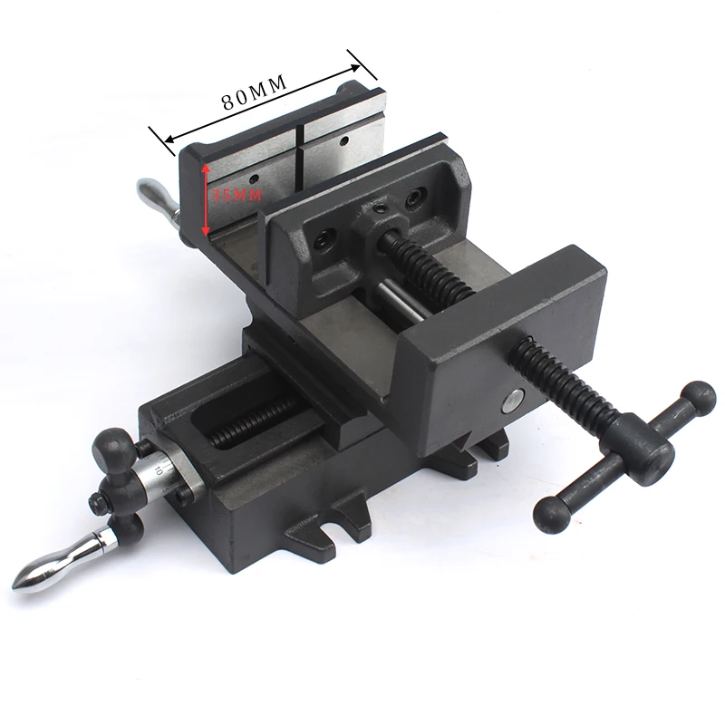 3" Compound Cross Slide Vise Heavy Duty 2-Way X Y Axis Industrial ...