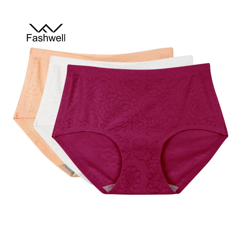 Fashwell 3Pcs/Lot Ice Silk Sexy Panties Lace Ultra thin Women Seamless ...