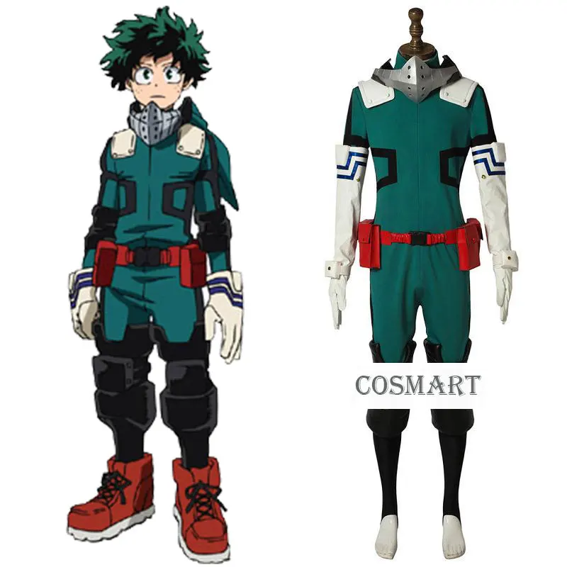 [Customize]Anime Boku no MY HERO ACADEMIA Midoriya Izuku Battle Uniform ...