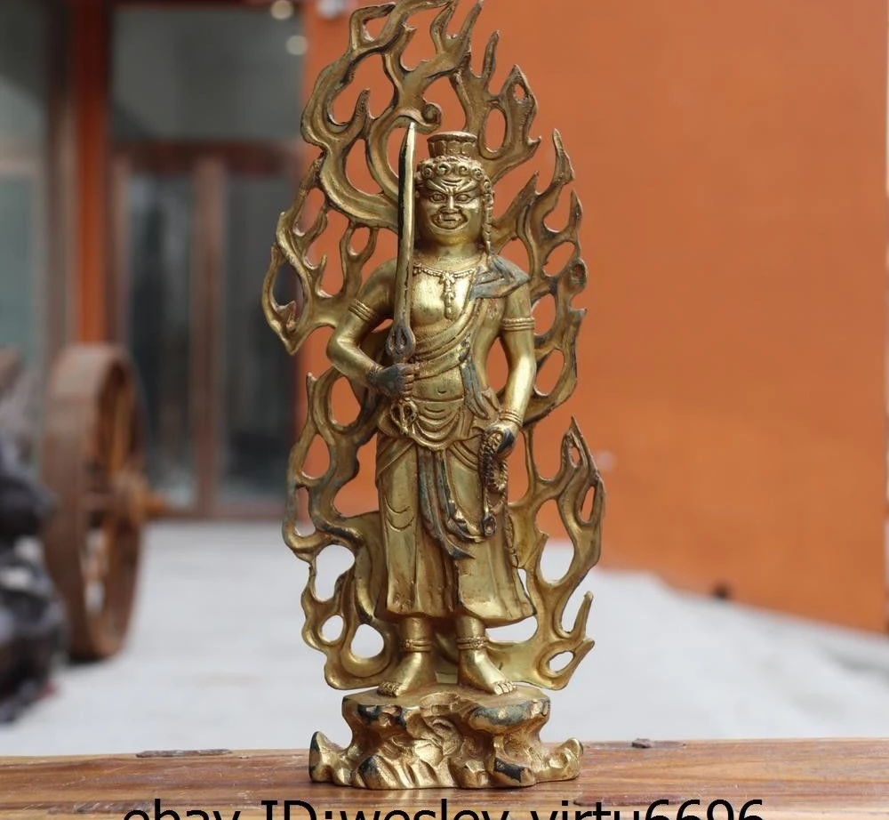 Templo Chino de budismo estatua de Buda Acalanatha Acala Achala ...