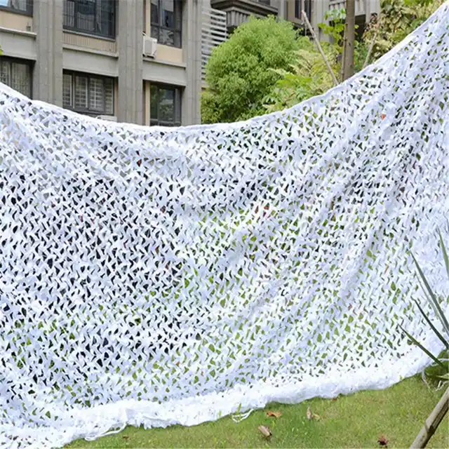 White snow camouflage military net 300X200cm