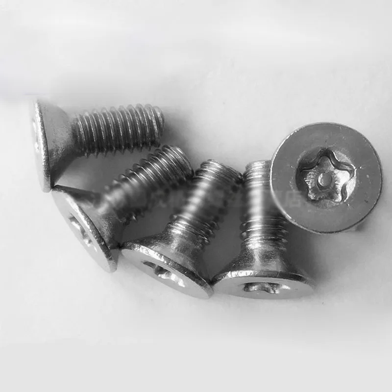 M5-M6-Pentagonal-Star-Screw-Flat-head-Security-Fives-Point-Screws-Bolts ...