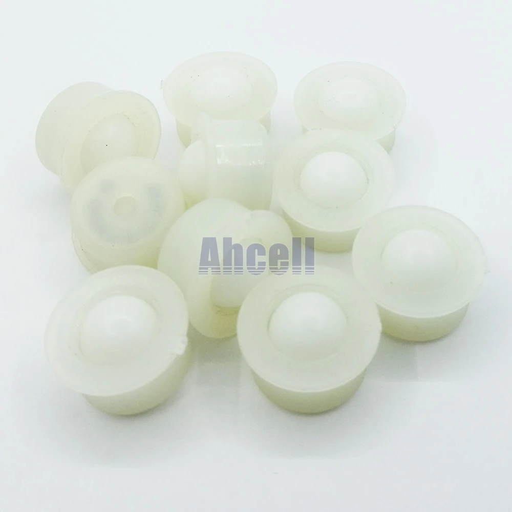 10pcs Nl-8h 8mm Miniature Pom Ball Full Plastic Bearing Transfer Abs ...