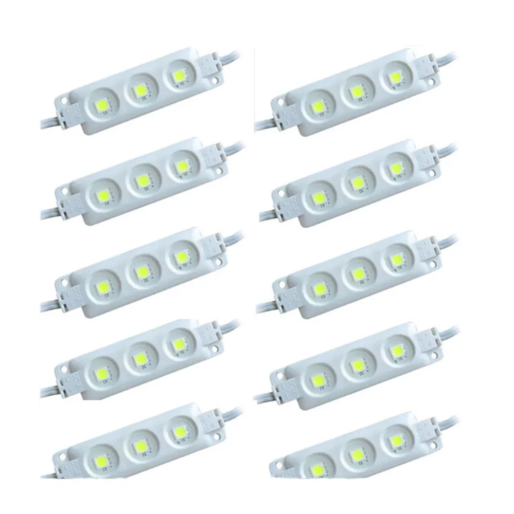 A 20pcs led module 12V white 5050 5730 5630 3 LED modul injection ...