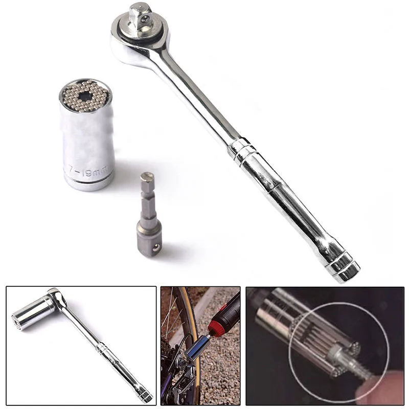 Universal Socket Wrench Kit Multi Function Tool Power Tool Adapter