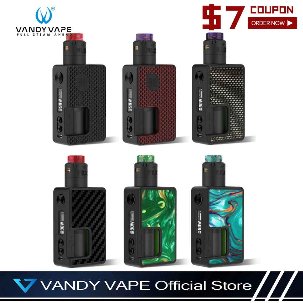 Original Vandy vape 90W Pulse X BF SE Kit With Pulse V2 RDA Tank ...