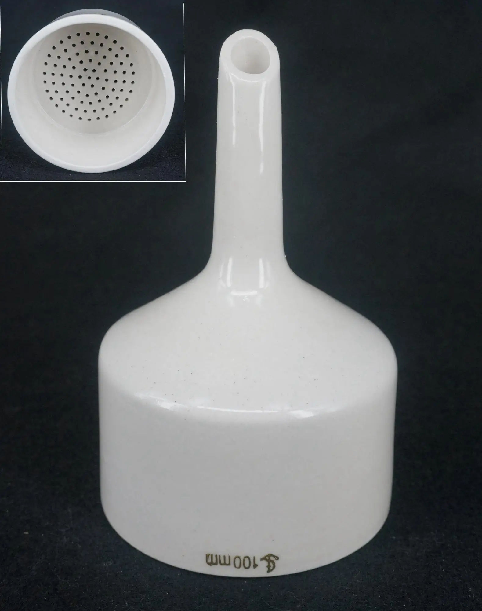 100mm Porcelain Buchner funnel Chemistry Laboratory Filtration Filter ...