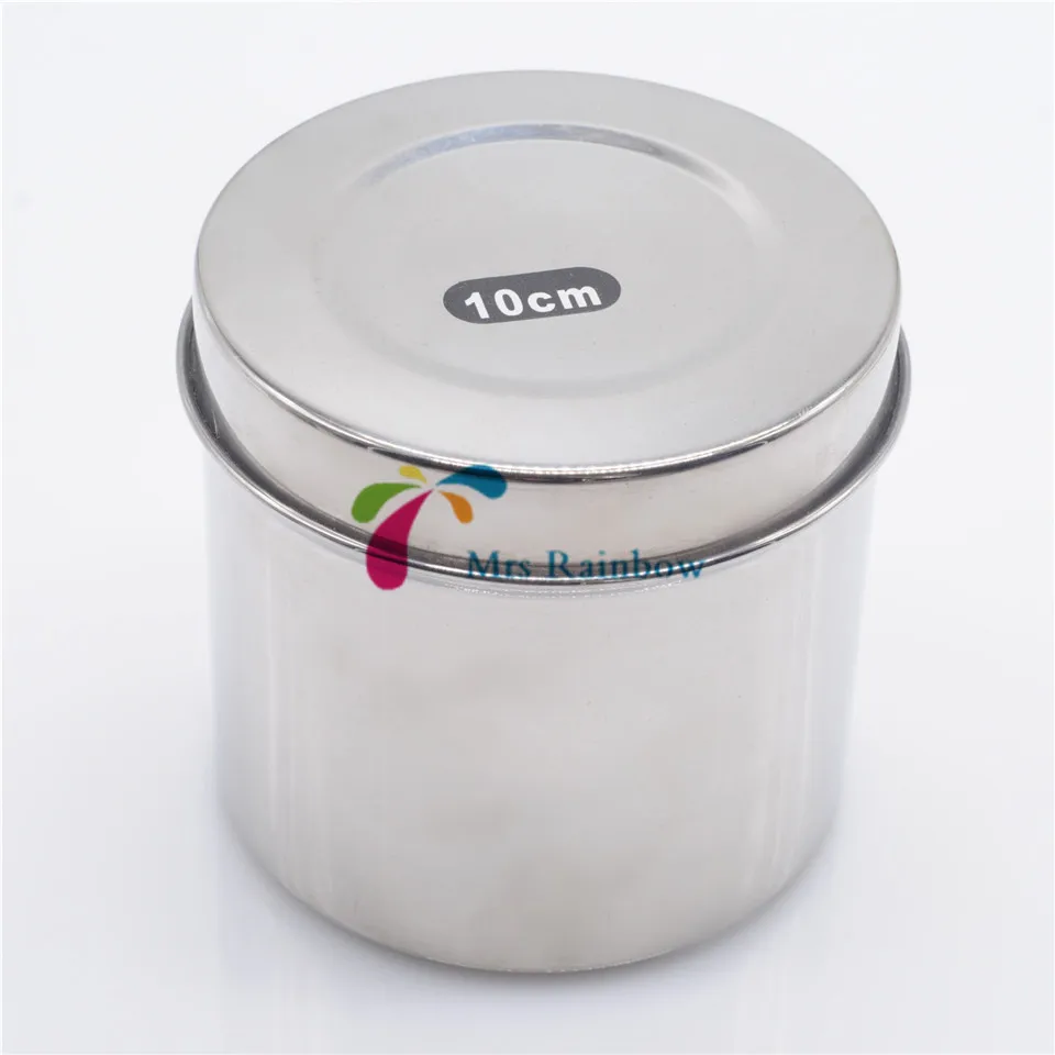 Brand New Dentist 10cm Cotton Ball Gauze Tampon Jar Holder Stainless ...