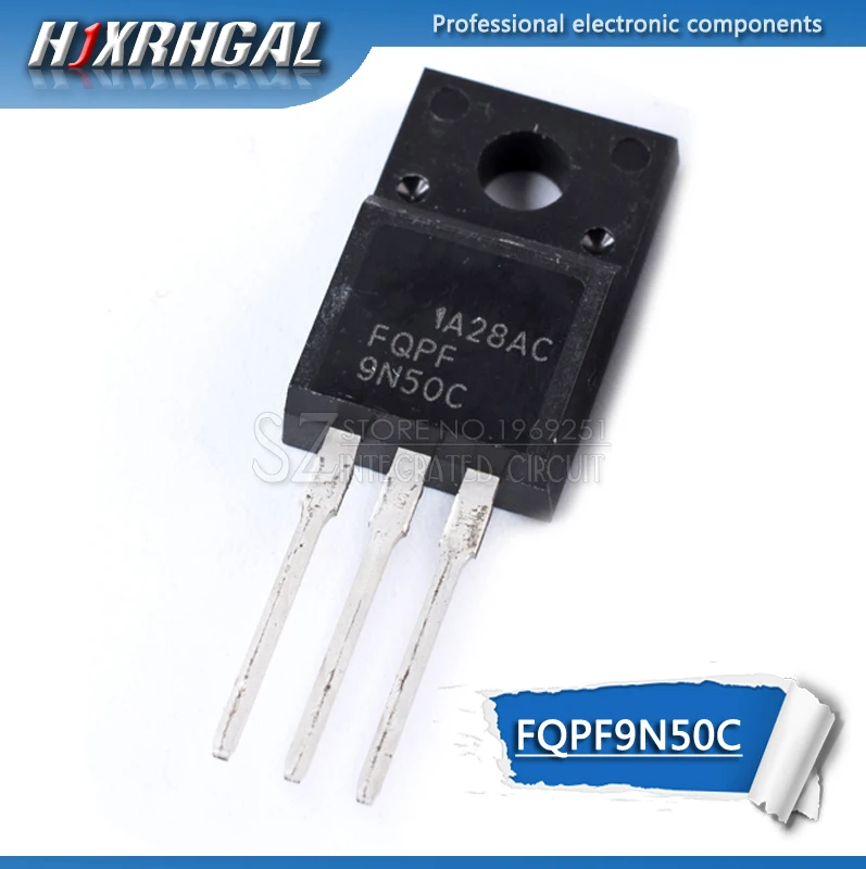 10pcs FQPF9N50C TO 220 9N50C 9N50 TO220 transistor|Integrated Circuits ...
