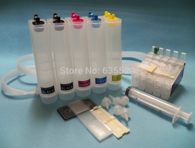 Continuous ink system CISS for EPSON printers T0691 T0694 Workforce 30 ...