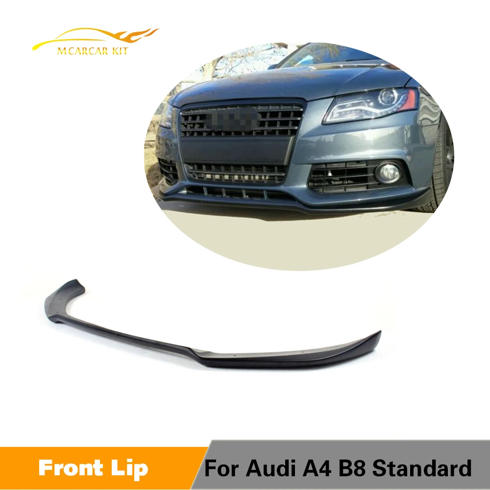 Front Bumper Lip Spoiler For Audi A4 B8 Sedan 4 Door Non Sline 2009 Front Bumper Lip Spoiler For Audi A4 B8 Sedan 4 Door Non Sline 2009