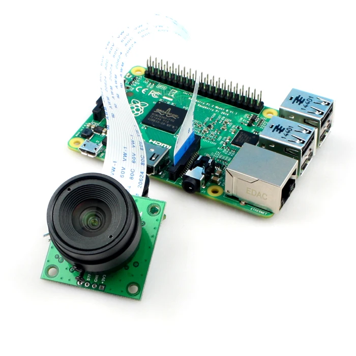 OV5647 Raspberry Pi Camera Board /w CS mount Lens fully compatible with ...