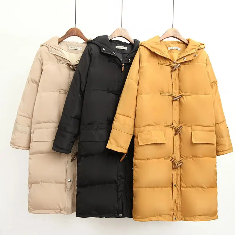 A0 Winter Casual Parkas 4XL Plus Size Women Clothing Loose LONG Hooded ...