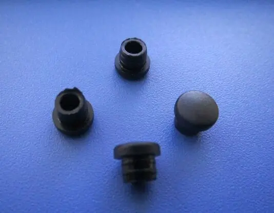 5mm soft rubber plug casing plug rubber stopper head TPE plug A black ...
