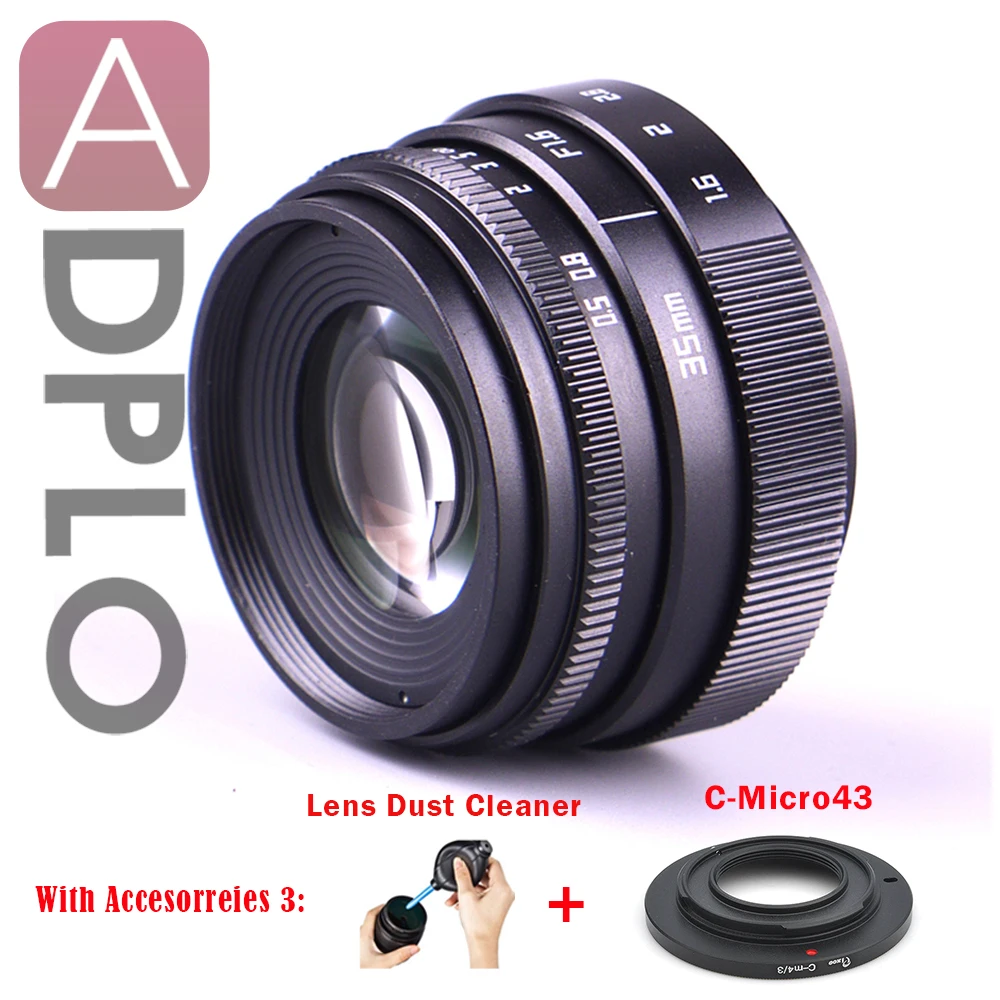 Camera Lens /Mini 35mm F1.6 APS C Television T.V Lens/CC.TV Lens For ...