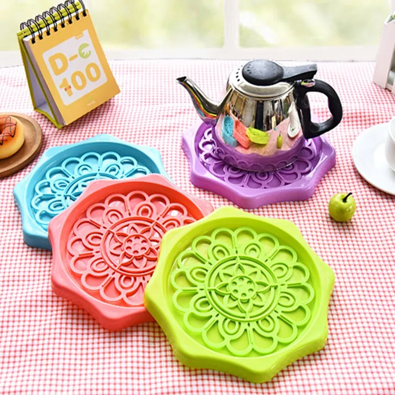 1pc Home Table Cup Mat Kettle Coffee Drink Placemat for Table Spinning ...