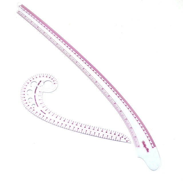 1pc Plastic Comma Curve Ruler Drawing Tailor Ruler Yardstick Making ...