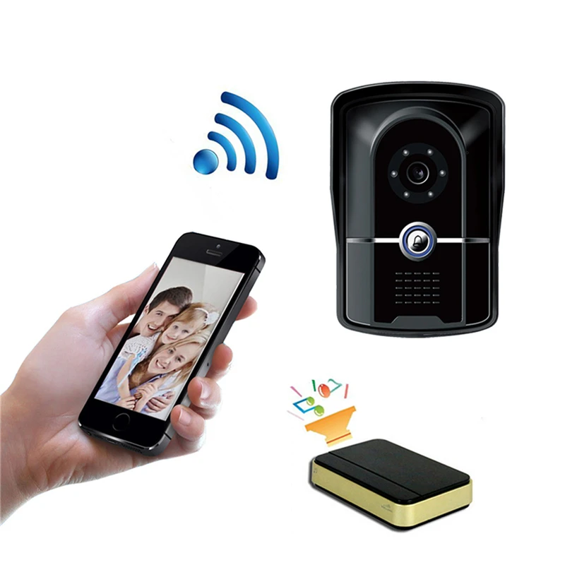 Smart WIFI Doorbell Wireless Video Door Phone Intercom System 720P HD ... Smart WIFI Doorbell Wireless Video Door Phone Intercom System 720P HD ...