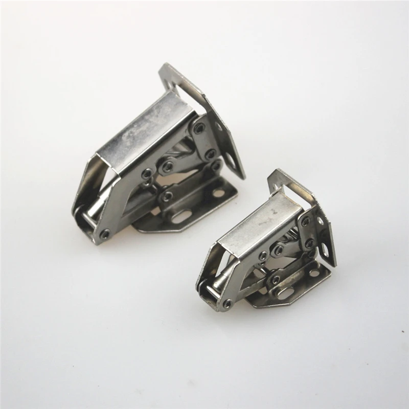 KK&FING 3 Inch 4 Inch No-Drilling Hole Cabinet Hinge 90 Degree Bridge ...