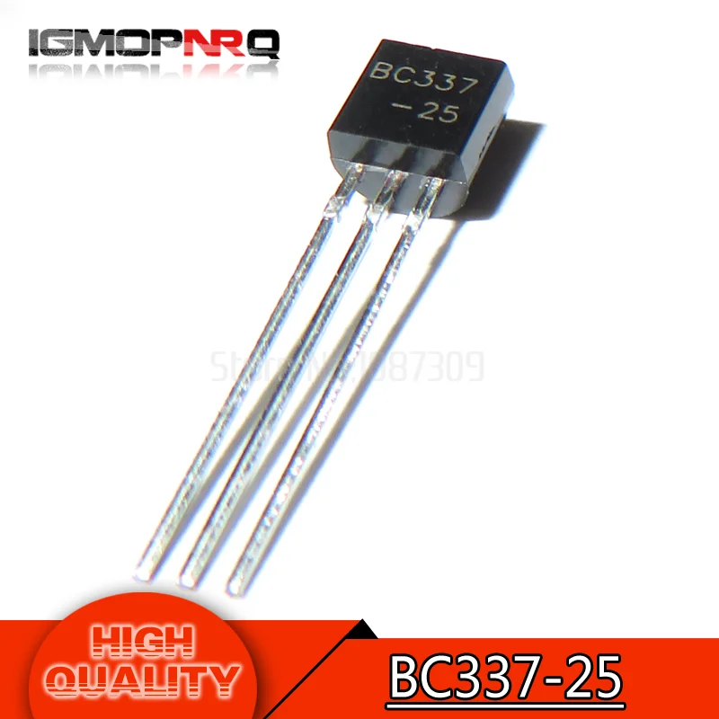 50pcs free shipping BC337 25 BC337 TO 92 Bipolar Transistors BJT NPN ...