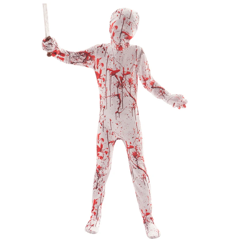 Horror Monster Clown Halloween Costume for kids Werewolf Scary Spider ...