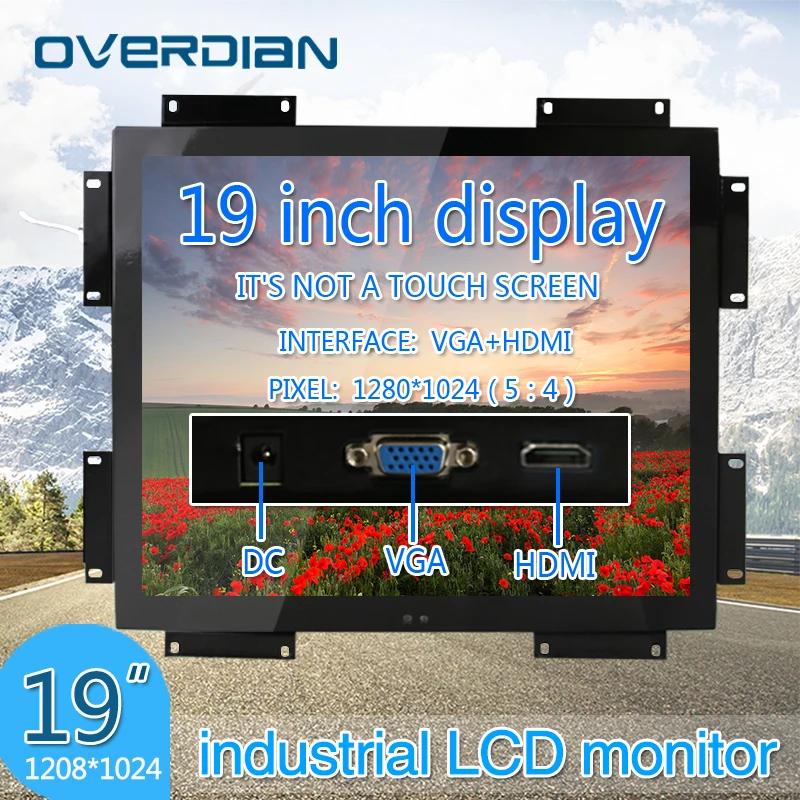 19Inch/19" VGA/HDMI Interface Non touch Screen TFT Type Computer's ...