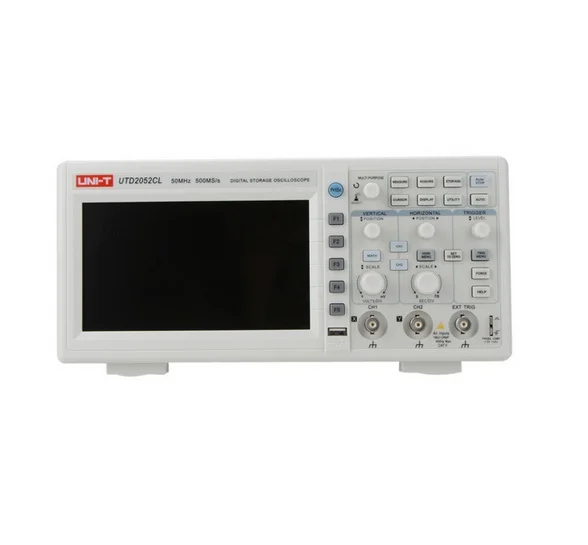50MHz 500Ms/s Digital Storage Oscilloscopes DSO Dual Channels 7 Inches ...