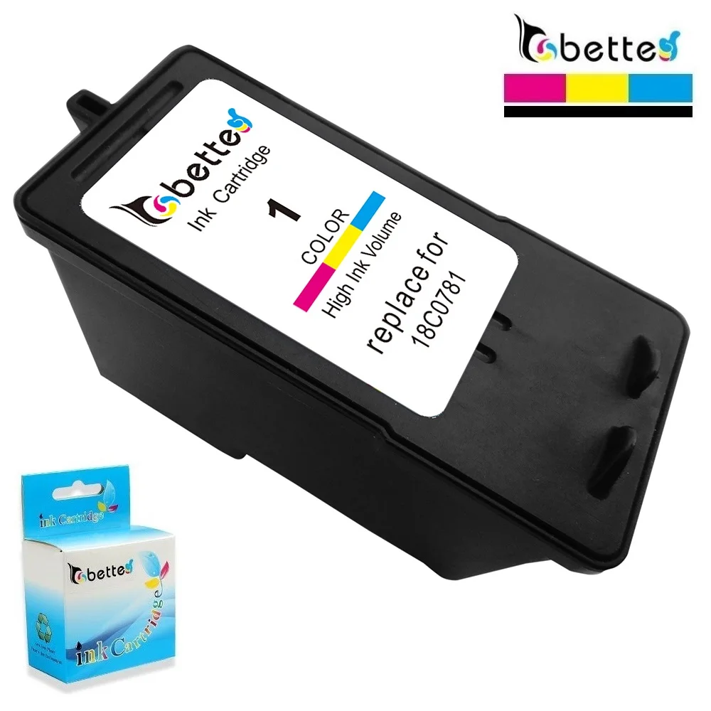 Cartucho de tinta de impresión para impresora Lexmark n. ° 1 18C0781 ...