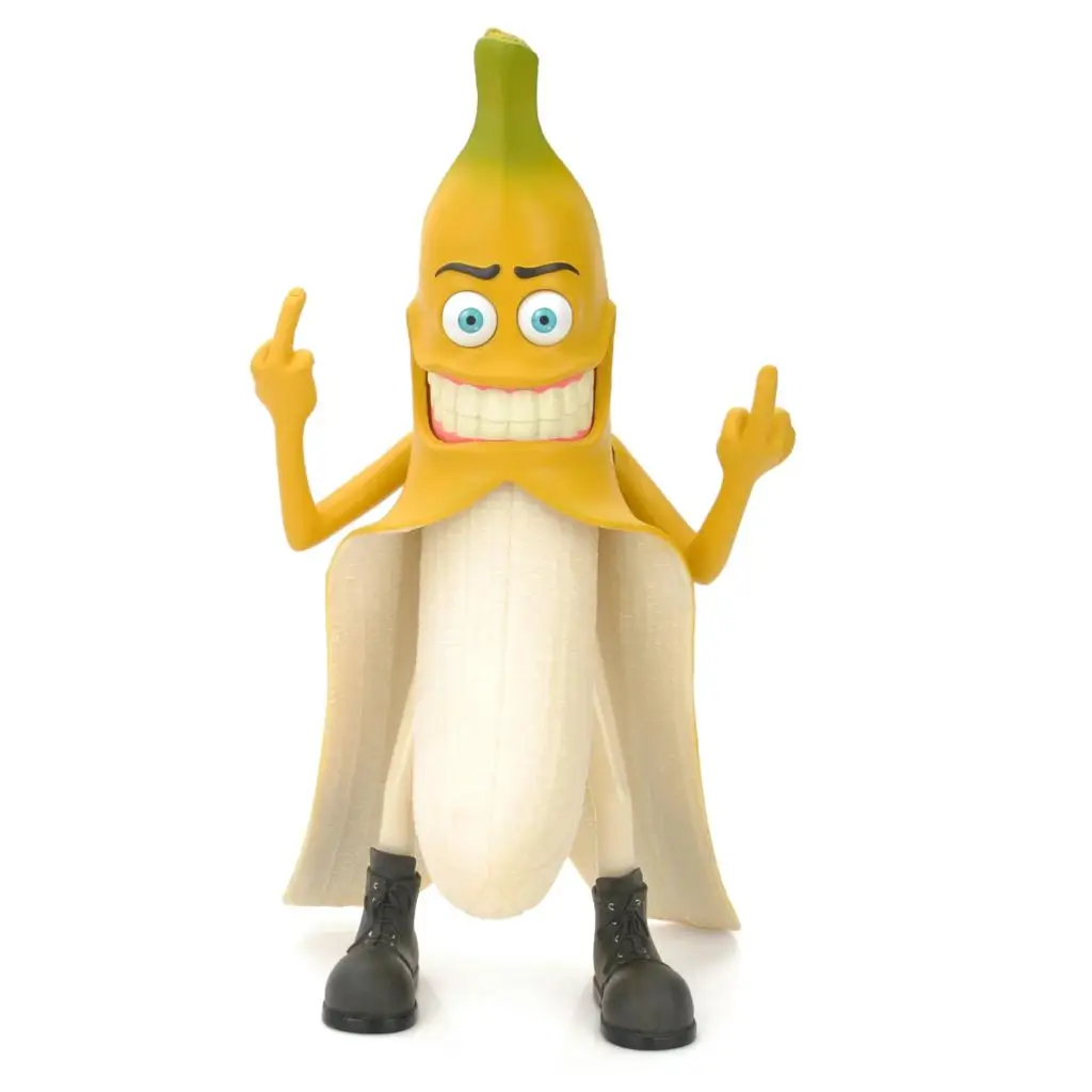 XJ02 Evil Bad Banana Man PVC Doll Toy Yellow (29cm Height)|toys japan ...