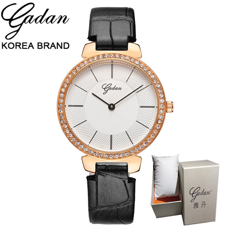 YADAN Women Watch Luxury Brand Fashion Casual Ladies Gold Watch Quartz ...