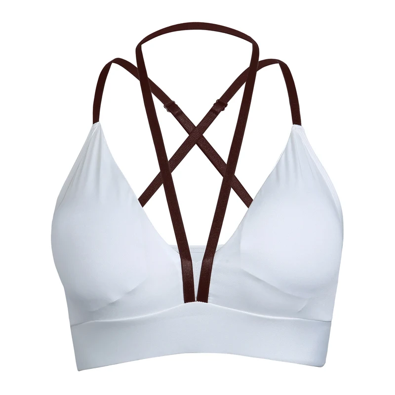 Buy Built In Padded Bra Top Bralette Women Cami Sexy Crop Tops Backless Cross