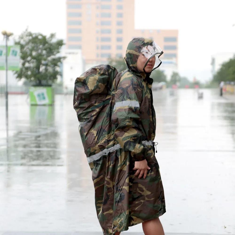 Multifunctional Outdoor Backpack Rain Cover Military Raincoats