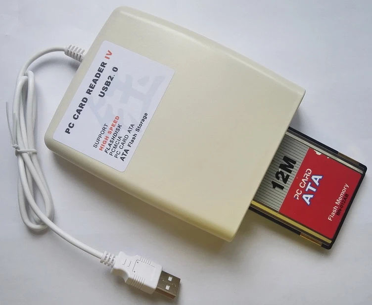 Usb To Pcmcia Pc Card Reader 68 Pin Suport Pcmcia, Flashdisk ., Pc Ata ...