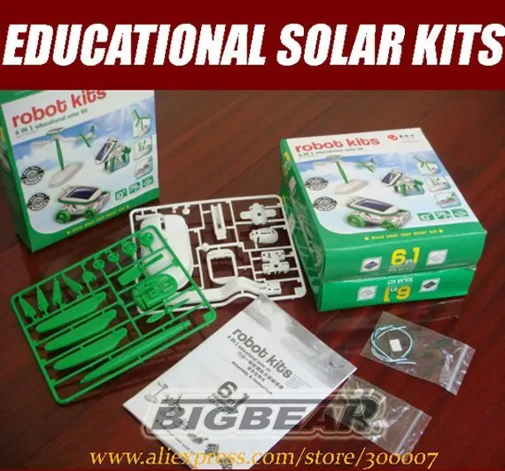 Wholesale Educational 6 IN 1 DIY Solar Toys,Children Educational Toys ...