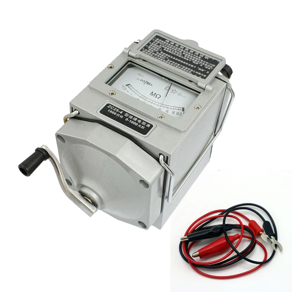 High Quality Zc25-4 1000v Insulation Megohm Tester Resistance Meter ...