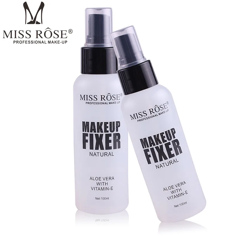 Miss Rose Natural Beauty Make Up Setting Spray Bottle Bottle Matte ...