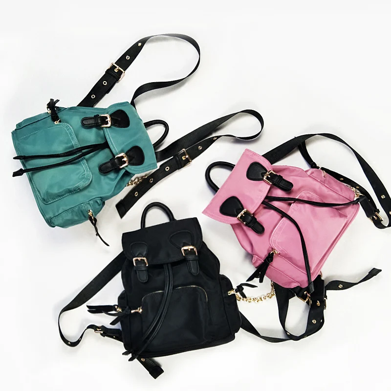 2018 Waterproof Nylon Women Backpack Preppy School Bags For Teenagers ...