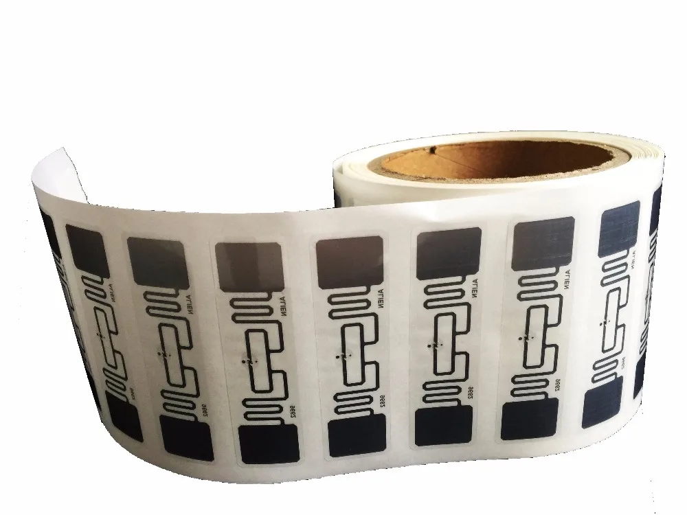1000PCS Roll 9662 UHF RFID Tag ISO18000 6C H3 UHF RFID Sticker Label in 