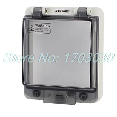 Clear-Surface-Wall-Panel-Switch-Socket-Cover-Plastic-Splash-Proof ...