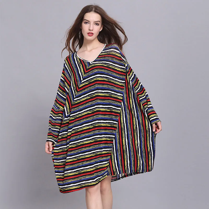 Más tamaño otoño Vestidos suéter Runway Fashion 2017 mujeres elegante ...