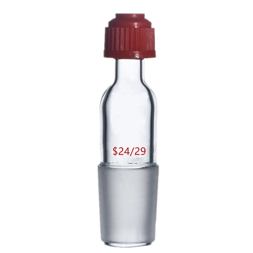 24/29,Glass Thermometer Adapter with Plastic screw,Laboratory Glassware ...