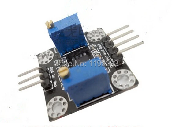 High impedance voltage amplifier module