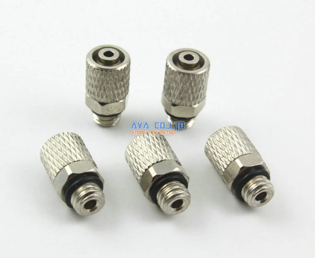 M6 6mm 스트레이트 공압 파이프 에어 호스, 퀵 피팅 미니 커넥터, 25 개|pneumatic pipe|quick ...