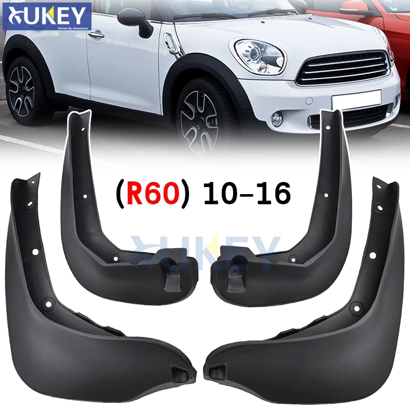 Front Rear Mud Flaps For MINI Countryman R60 2010 - 2016 Mudflaps Mud ...